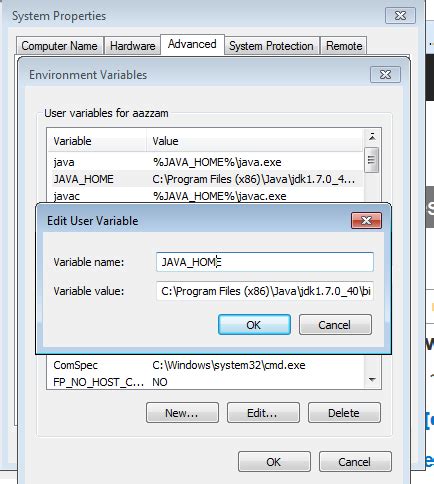 How To Set Java Environment Viriable Javahome Classpath