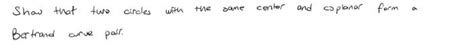 solved show that two circles with the same center and