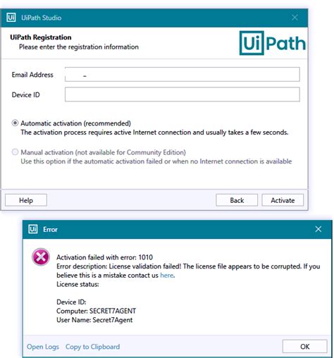 Getting Error On Activation Of Community Edition Page 2 Help