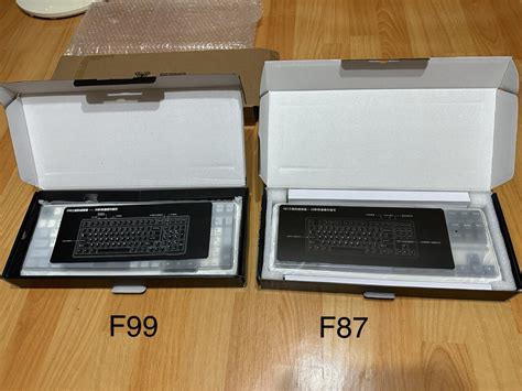 스압 [키보드 리뷰] Aula 독거미 F99 경해축 언박싱 X98 Pro Ttc 슈퍼맨축 및 F87 황축 과 타건 비교 후기 디지털 컴퓨터 폰 It 에펨코리아