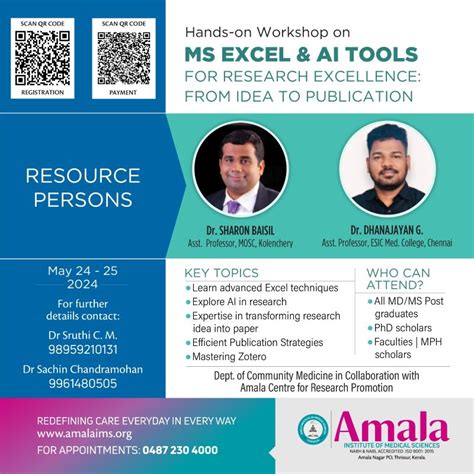 Dhanajayan Govindan On Linkedin I Am Happy To Announce Our Upcoming Workshop On Ms Excel And
