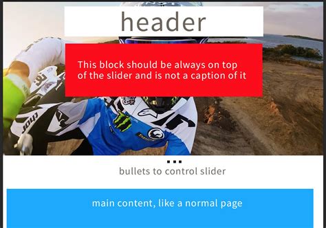 Jquery How To Achieve Position A Slider Behind The Main Content