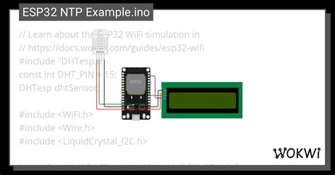 Esp32 Ntp Ov1name And Cnic Wokwi Esp32 Stm32 Arduino