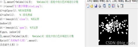 基于matlab对大米计数的研究基于matlab谷物计数 Csdn博客