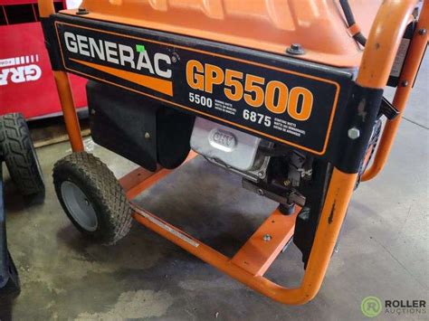 Generac Gp5500 Generator Gas Roller Auctions
