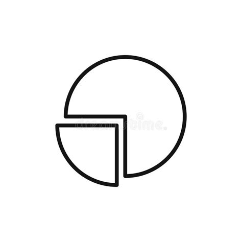 Data Pie Chart Icon Perfect For Analytics And Visualization Stock