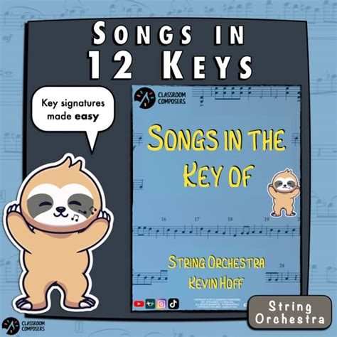 Songs In 12 Keys Beginning Middle School String Orchestra Key
