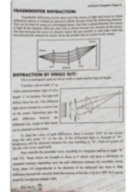 Solution Class 11 Topic Michelson S Interferometer Diffraction Of