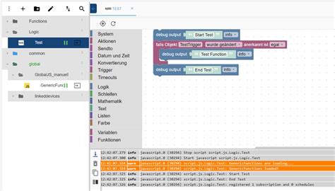Gelöst Blockly Externes Javascript Aufrufen