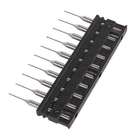 Silver Mm Tungsten Steel Carbide PCB CNC Drill Bits For Printed Circuit Board Set Of In