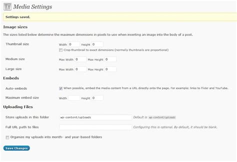 disable thumbnail creation in wordpress