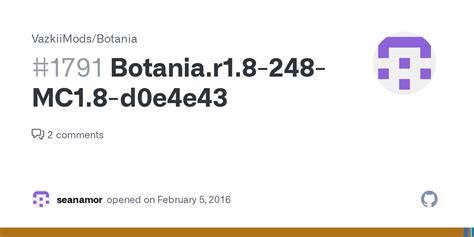 Botaniar18 248 Mc18 D0e4e43 · Issue 1791 · Vazkiimodsbotania · Github