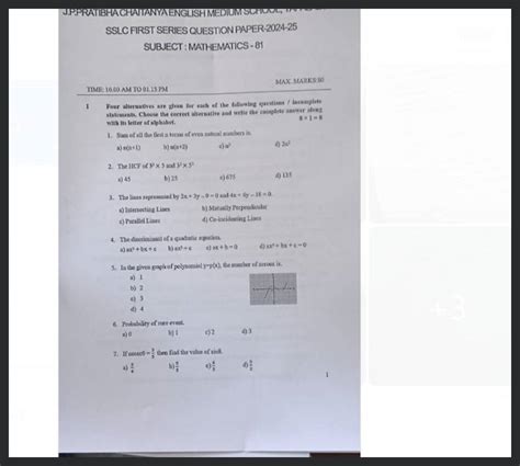 In The Given Graph Of Polynomial Y P X The Number Of Zeroes Is Filo
