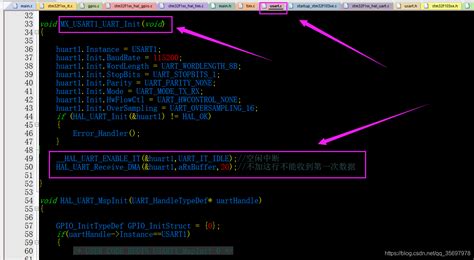 stm32cubemx 4 ——hal库 dma 空闲中断 cube ide 串口空闲中断 dma csdn博客