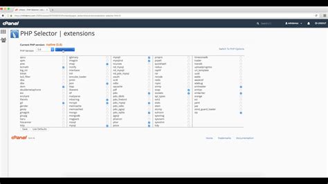 CPanel Edit PHP Options YouTube