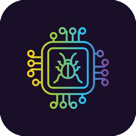 cpu gradient icon 9876383 vector art at vecteezy