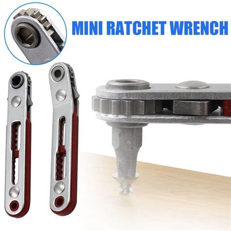 MINI RATCHET WRENCH Screwdriver Set 90 Degree Offset Screwdriver Handle Y8 T29C EUR 4 66