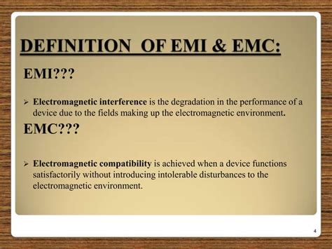 Electromagnetic Interference And Electromagnetic Compatibility Ppt