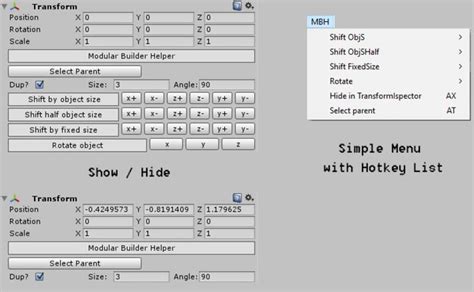 Mbh W Hotkeys Hotkeys Mbh Utilities Tools Unity Utility Tool Corporate Brochure