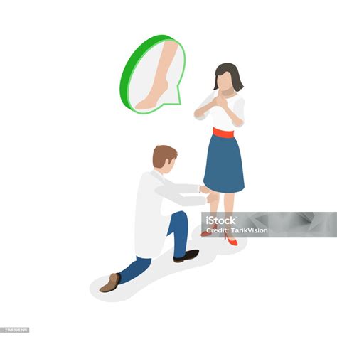 부종의 3d 등각 투영 평면 벡터 그림입니다 항목 2 Lipedema에 대한 스톡 벡터 아트 및 기타 이미지 Lipedema