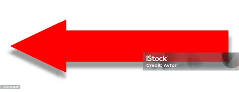 흰색 배경의 빨간색 화살표는 왼쪽 뒤쪽으로 이동하는 방향을 나타냅니다 곧은에 대한 스톡 벡터 아트 및 기타 이미지 곧은