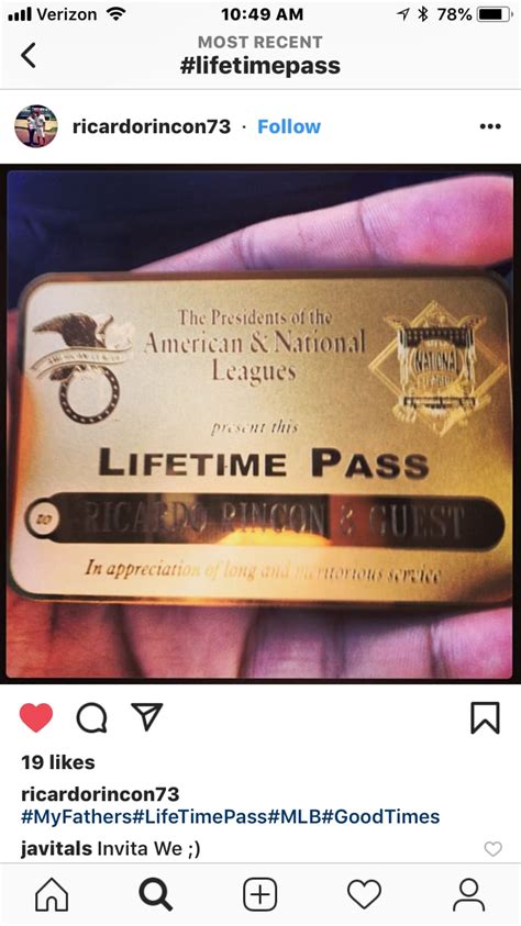 Mlb Lifetime Pass