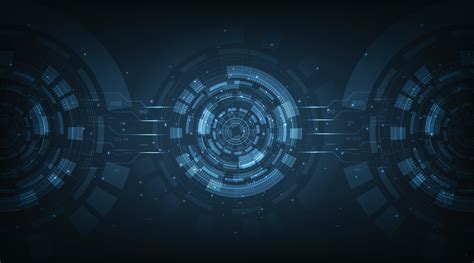 Dark Blue Abstract Technology Background 26609620 Vector Art At Vecteezy