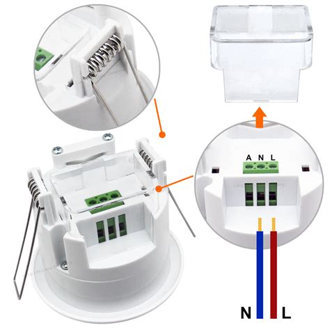 360 Degree Motion Sensor Wireless Bytech Cordless 360° Rotating