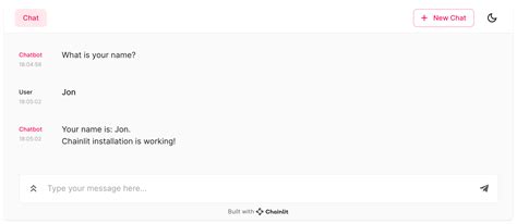 Installation Chainlit