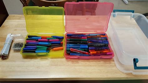 Four Part Pen Assembly Task Box Work Boxes Teaching Life Skills Four Part Pen Assembly Task Box Work Boxes Teaching Life Skills
