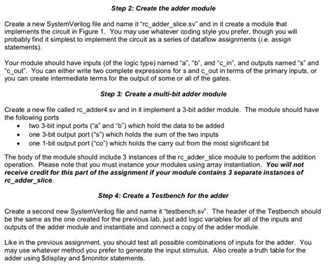 Solved In This Assignment We Will Design And Test The Logic