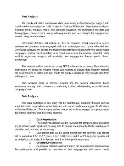 Data Analysis Pdf Statistics Data Analysis