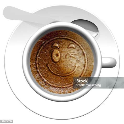 커피 컵 이모티콘3d 일러스트 갈색에 대한 스톡 사진 및 기타 이미지 갈색 개념 귀여운 Istock