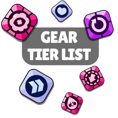 Create A Brawl Stars All Gears Gaebebs Tier List Tiermaker