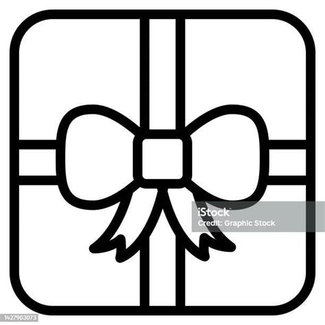 선물 아이콘 크리스마스 및 축하 윤곽선 기호 컬렉션입니다 편집 가능한 벡터 디자인 공휴일에 대한 스톡 벡터 아트 및 기타 이미지