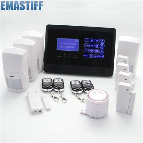 EMastiff G BX Wireless GSM SMS TEXT Touch Keypad Home House Alarm System Touch Screen Sensors