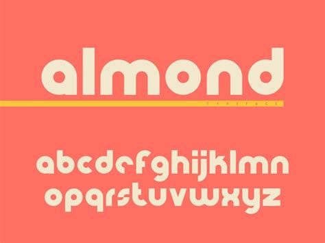 둥근된 소문자 글꼴 라틴 알파벳 문자 벡터 일러스트 레이 션 프리미엄 벡터