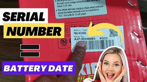 How To Check Battery Manufacturing Date Exide Battery Serial No Manufacturing Date Youtube