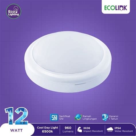 Jual Lampu Ecolink Bulkhead Downlight Outboe Led 12 And 20 Watt Ecolink