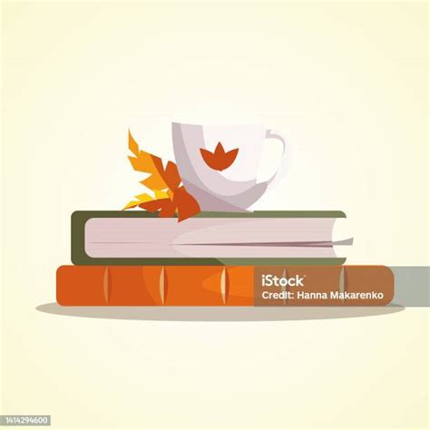 한 쌍의 책이 더미에 놓여 있고 책에 서있는 하얀 컵이 있습니다 3차원 형태에 대한 스톡 벡터 아트 및 기타 이미지 3차원