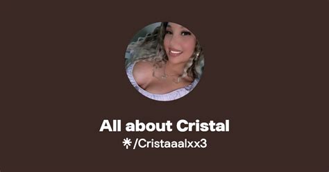 All About Cristal Instagram Twitch Linktree