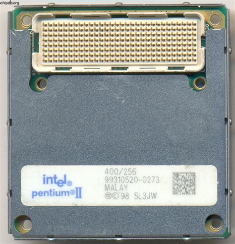 Intel PII Mobile 400 MHz Intel Pentium II Mobile 400 256 SL3JW Chipdb Org