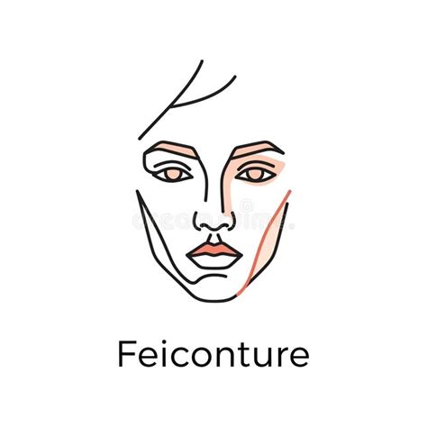 Makeup Contour Drawing