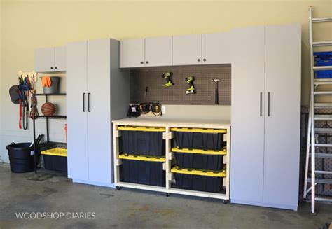 Diy Garage Storage Cabinets And Workbench Plans