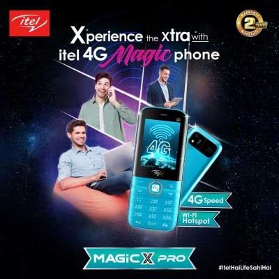 Itel Launches Magic X Pro With G High Speed Hotspot That Connects Up To Devices Sarkaritel
