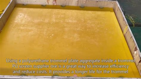 Pu Modular Screen Odm Polyurethane Edged Screen Panel Chaishang