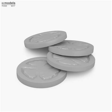 Tomato Slices 3d 모델 다운로드 채소 On