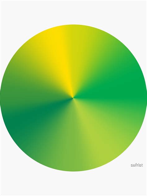 Conical Gradient Beauty Colorful Sticker For Sale By Safrist Redbubble