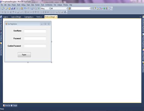 encrypt and decrypt user password in sql server db using c winform
