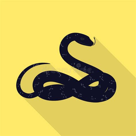 Isolated Object Of Skin And Reptile Icon Collection Of Skin And Danger Stock Symbol For Web